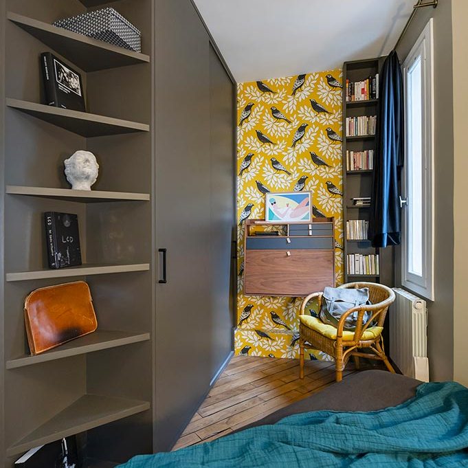 Optimiser l'espace d'un appartement de 70m2 à Paris